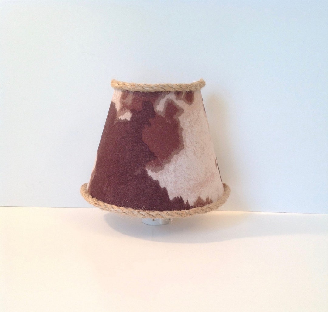 Faux Cowhide Print Night Light - Etsy