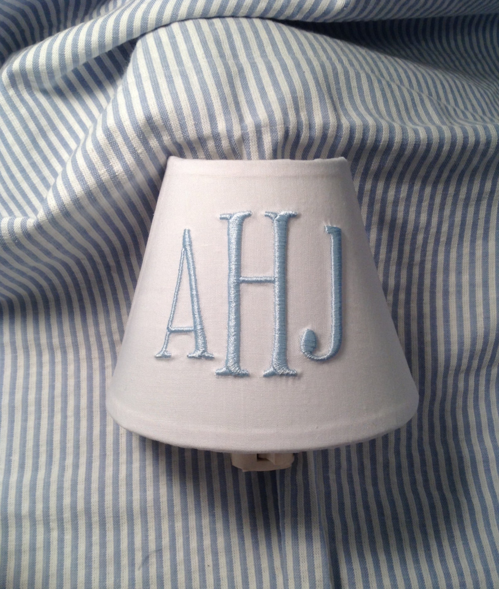 MADE TO ORDER Andrew Monogrammed Night Light other Colors Available - Etsy