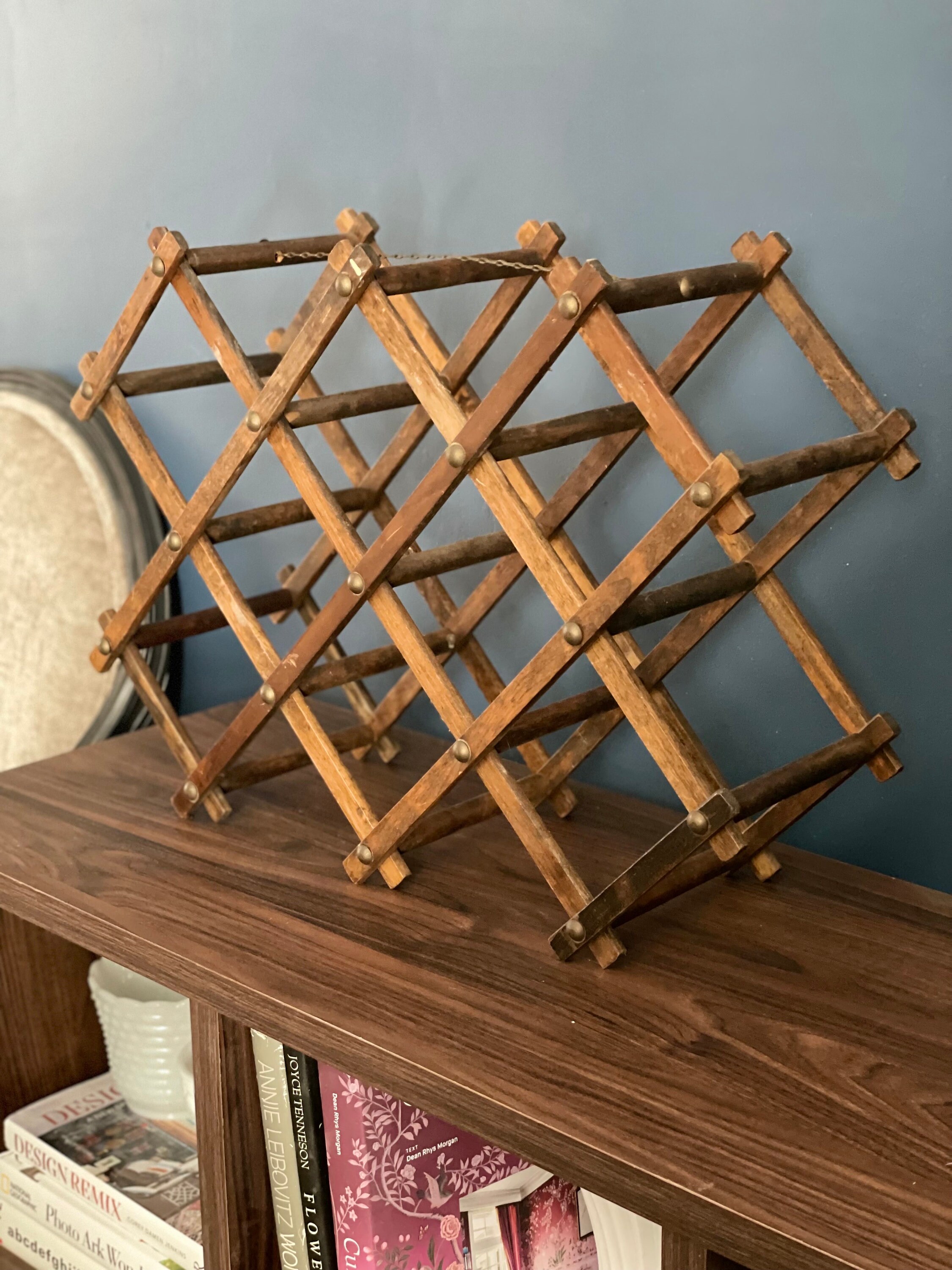 Accordion Wood Wine Bottle Rack - Etsy