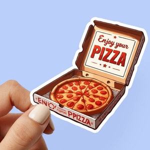 Pizza Box Sticker, Custom Pizza Box Sticker, Pizza Box, Pizza Sticker ...