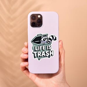 Trash Day Sticker, Trash Panda Sticker, Trash Gang Sticker, Trailer ...