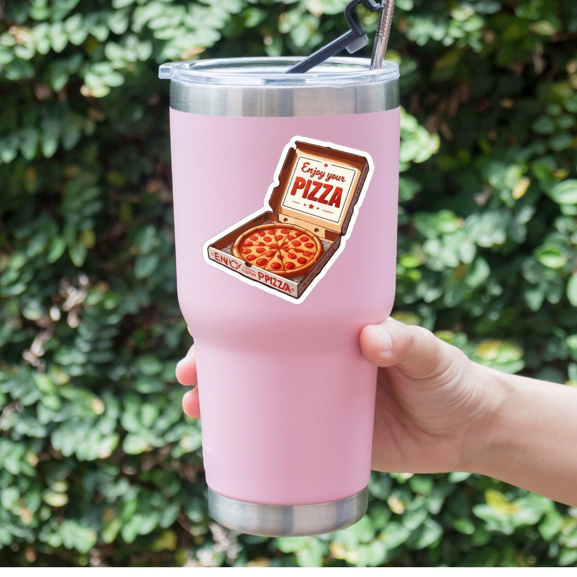 Pizza Box Sticker, Custom Pizza Box Sticker, Pizza Box, Pizza Sticker ...