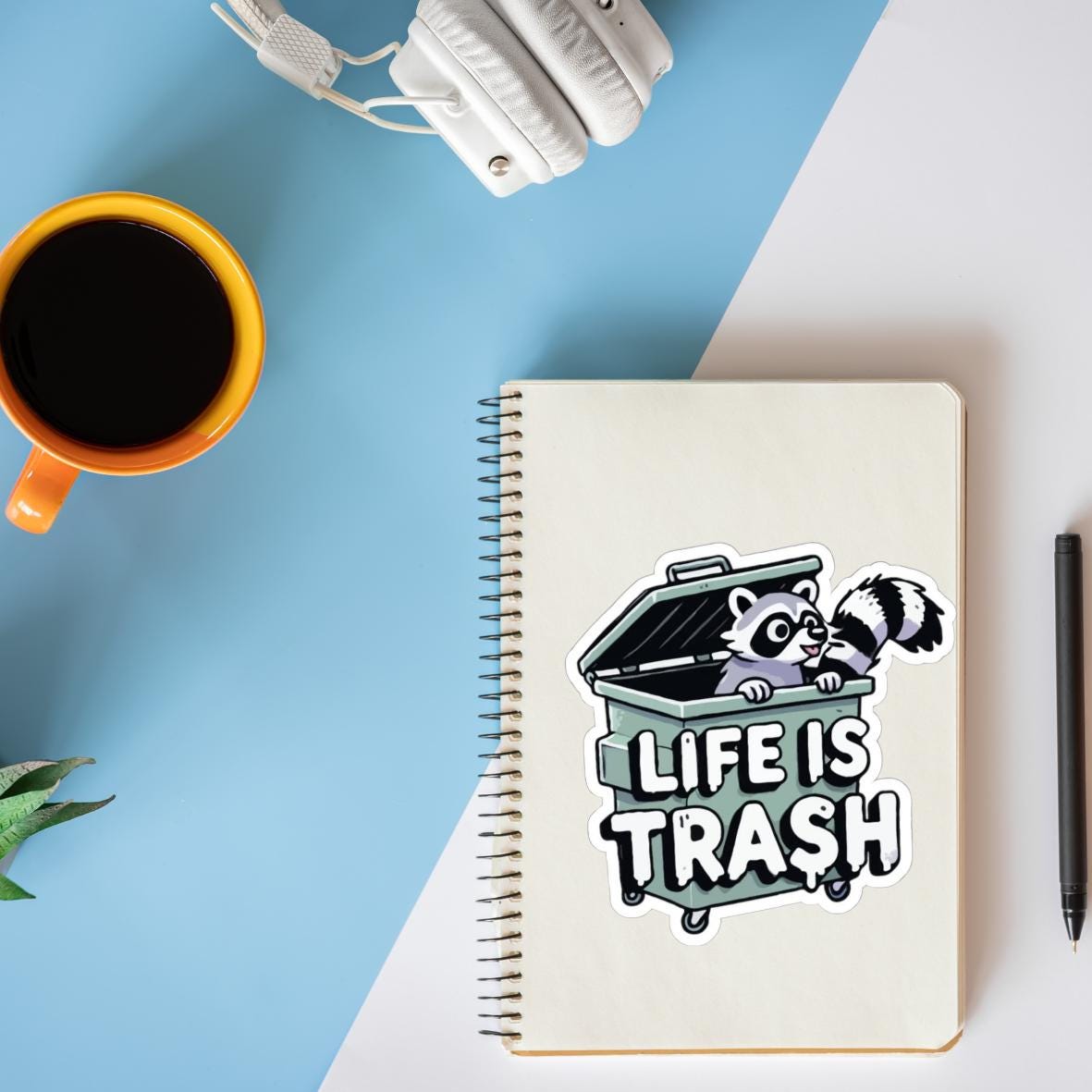 Trash Day Sticker, Trash Panda Sticker, Trash Gang Sticker, Trailer ...