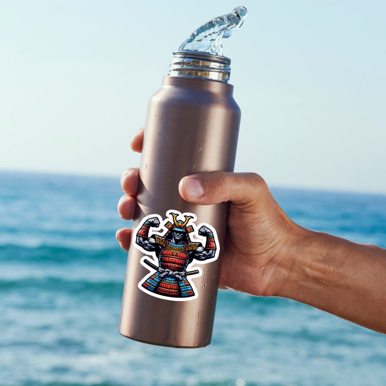 Samurai Sticker, Samurai Mask Sticker, Samurai, Disegni Samurai ...