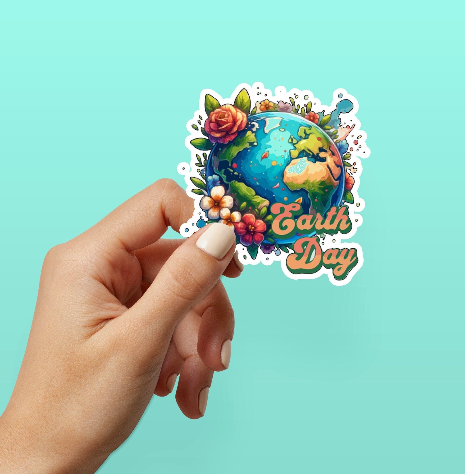 Earth Day Sticker, Earth Day, Environment Sticker, Earth Stickers ...