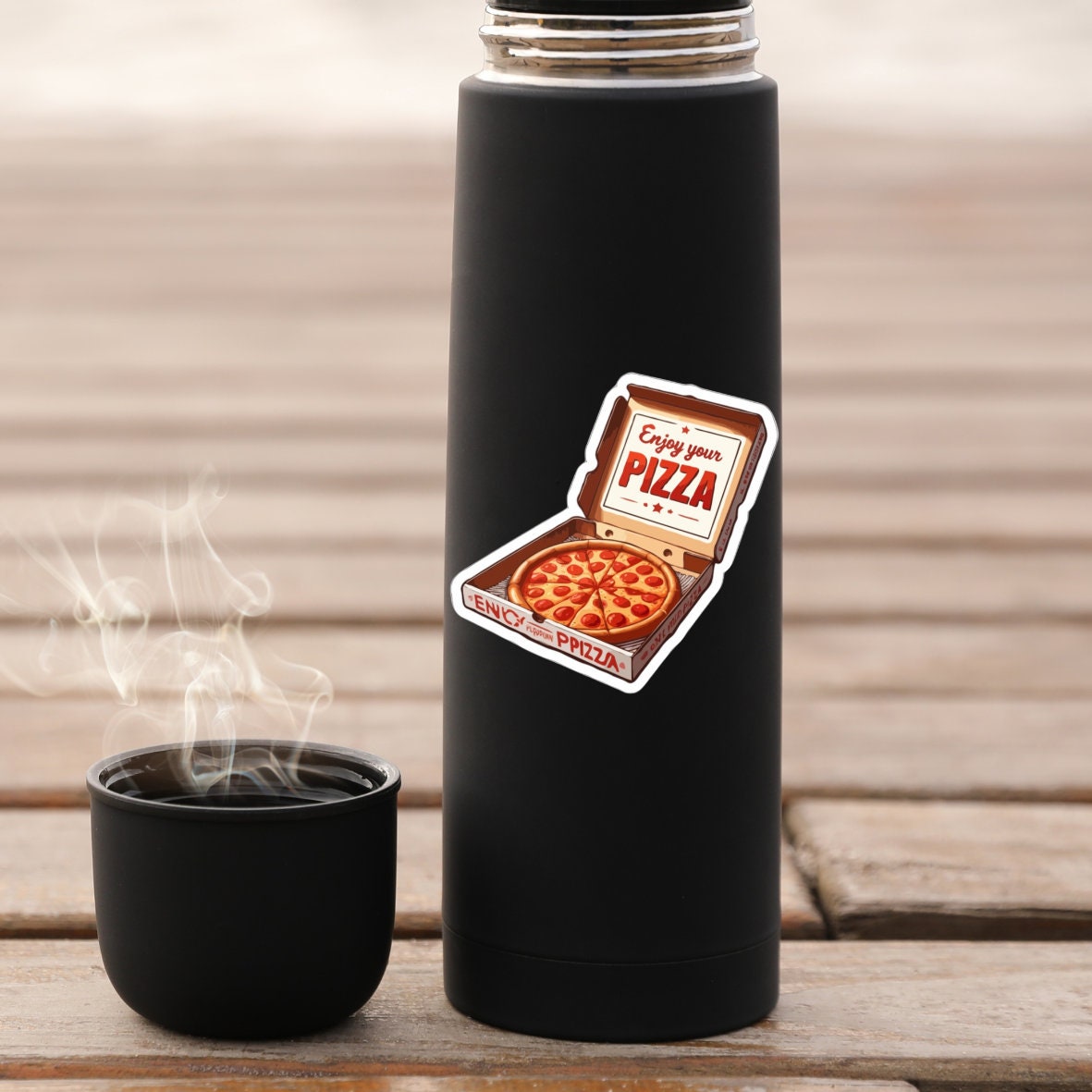 Pizza Box Sticker, Custom Pizza Box Sticker, Pizza Box, Pizza Sticker ...