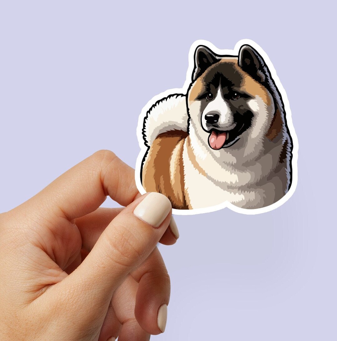 Akita Sticker, Akita, Akita Dog, Akita Svg, American Akita, Akita Inu ...