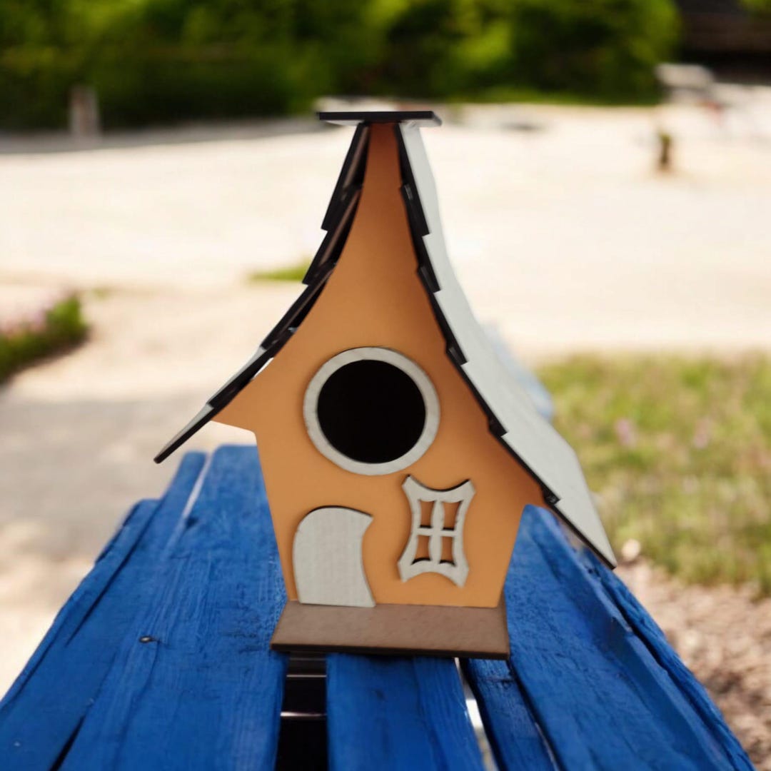 BIRDHOUSE, Funky Birdhouse, Crooked Birdhouse, Unique Birdhouse, Large ...
