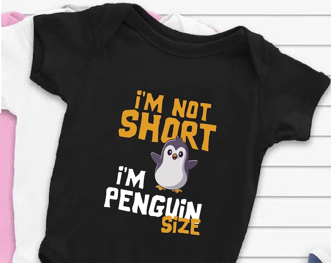 I'm Not Short I'm Penguin Size Sweatshirt, Sarcastic Shirts for Women ...