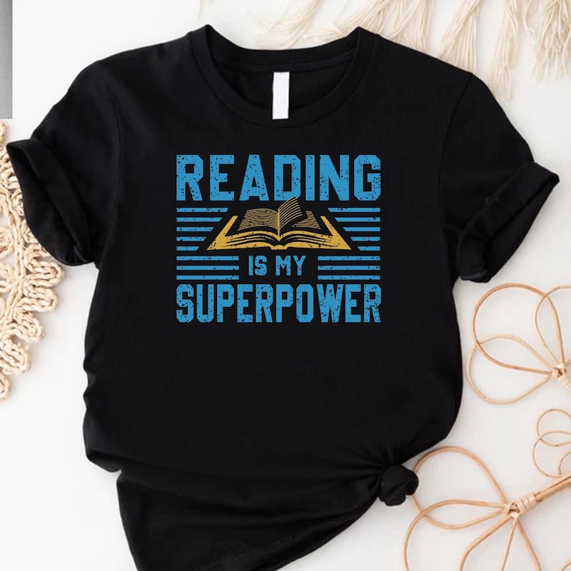 Reading is My Superpower - Etsy