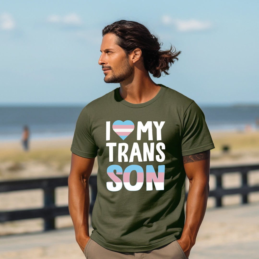 I Love My Trans Son Shirt, Proud Parents Shirt, Trans Shirt, LGBT Shirt ...
