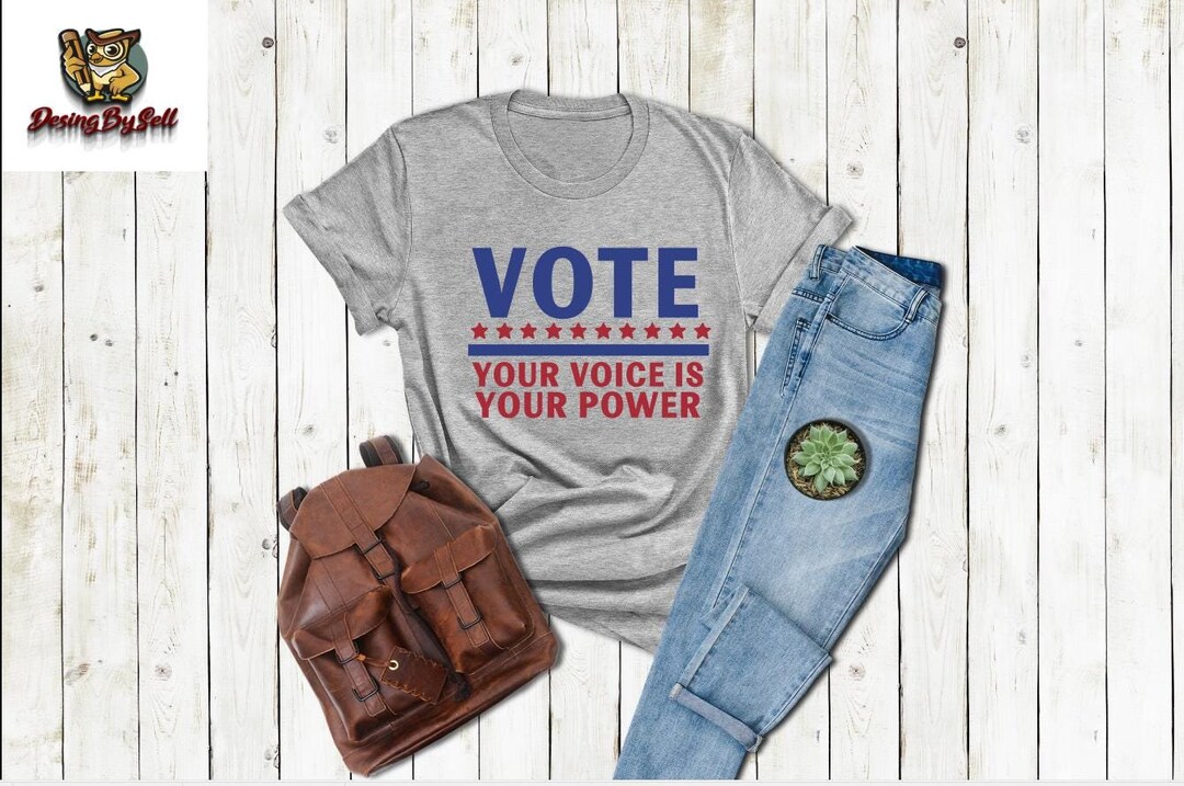 Your Voice is Your Power, Vote Shirt, 2024 Elections Gift,democrat ...