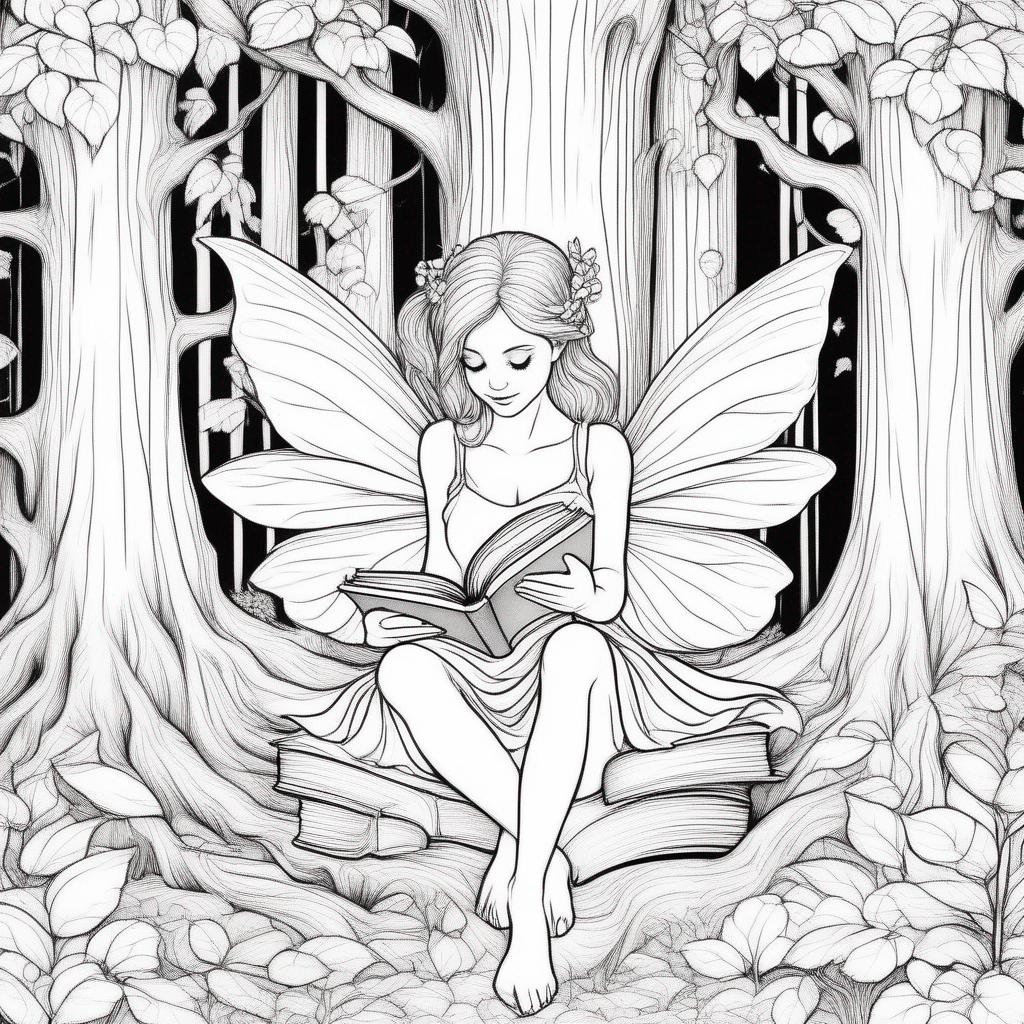 Relaxing Fairy and Fairy Garden Coloring Book - Etsy