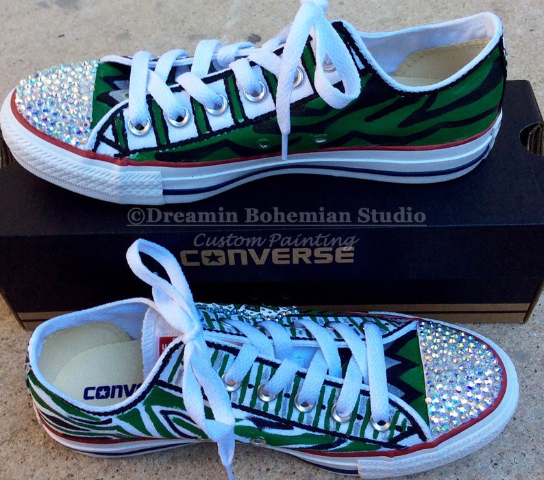Custom Converse Shoes Women Converse Low Top Painted Gym - Etsy