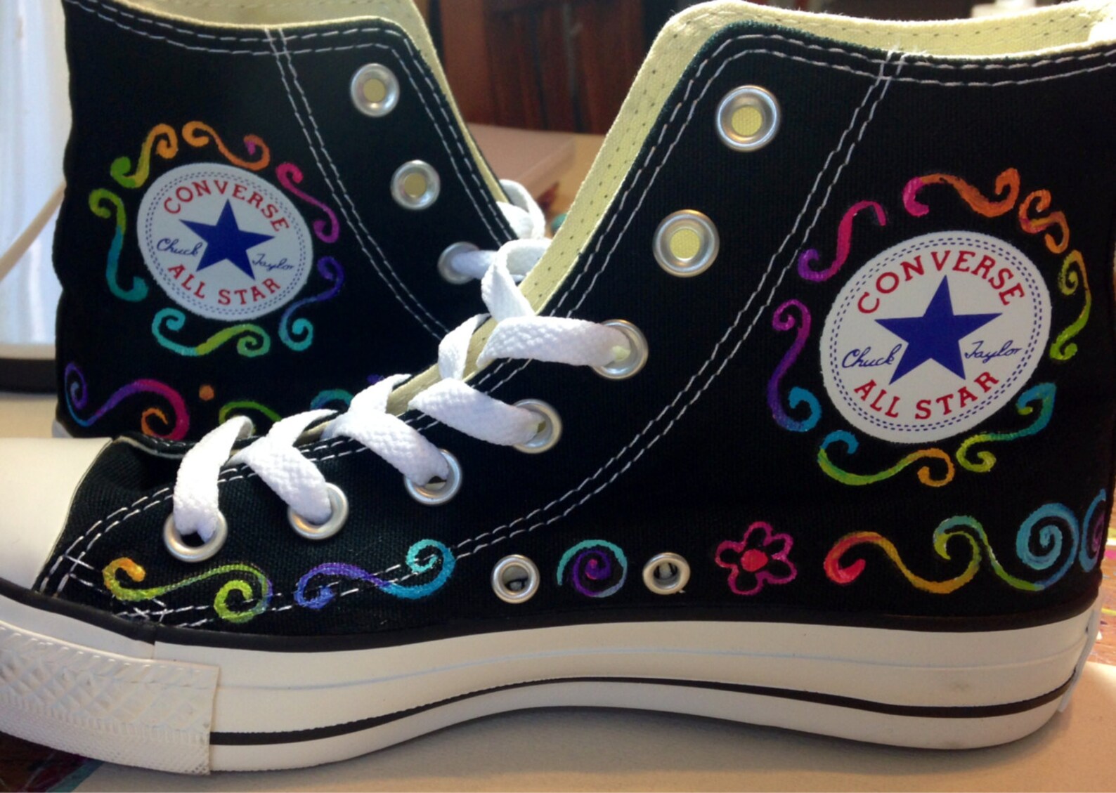 Custom Sneakers Day of the Dead Art Converse for Women. Sugar - Etsy
