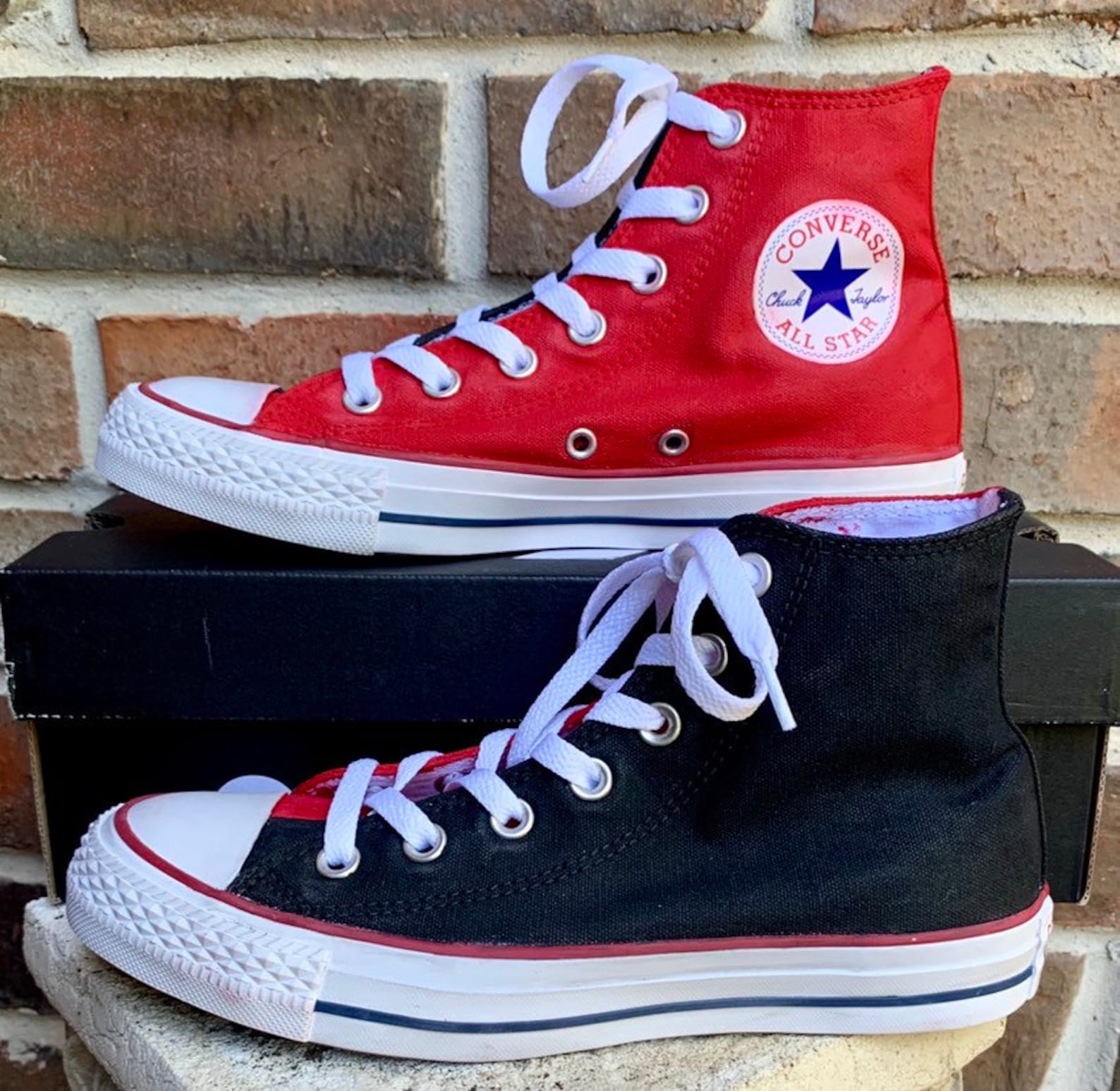 Custom Hand-painted Converse Hi-top Sneakers, Cosplay Shoes - Etsy