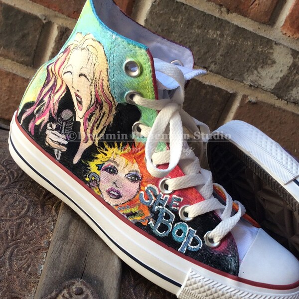 Handpainted Converse - Etsy