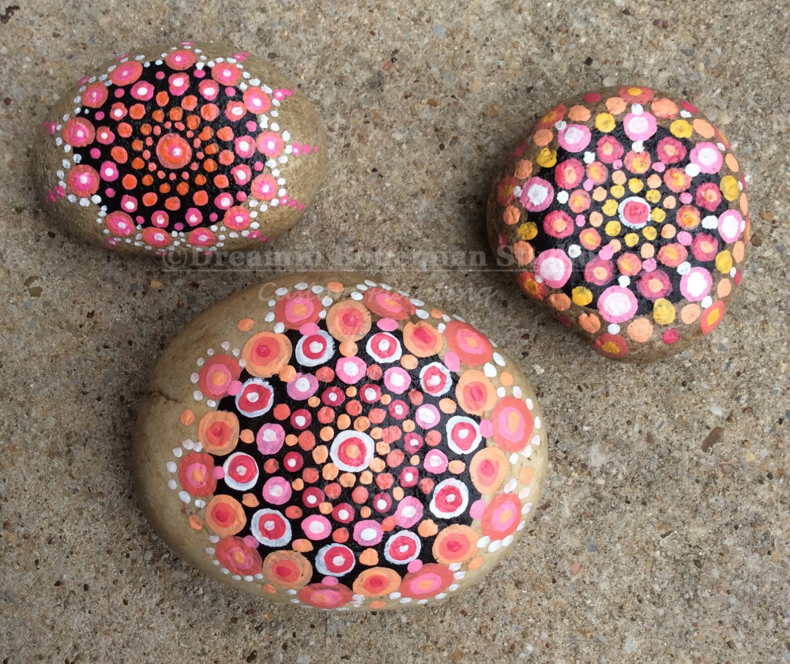 Painted Rocks Stones Stoner Gift Painted Rock Fall Color - Etsy