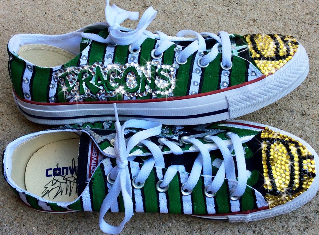 Custom Hand Painted Converse Low Tops, Water Polo Team Mom Painted ...