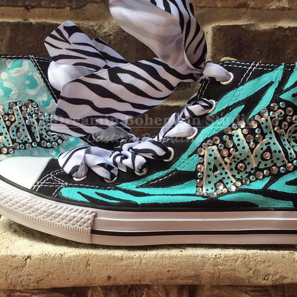 Leopard Converse - Etsy