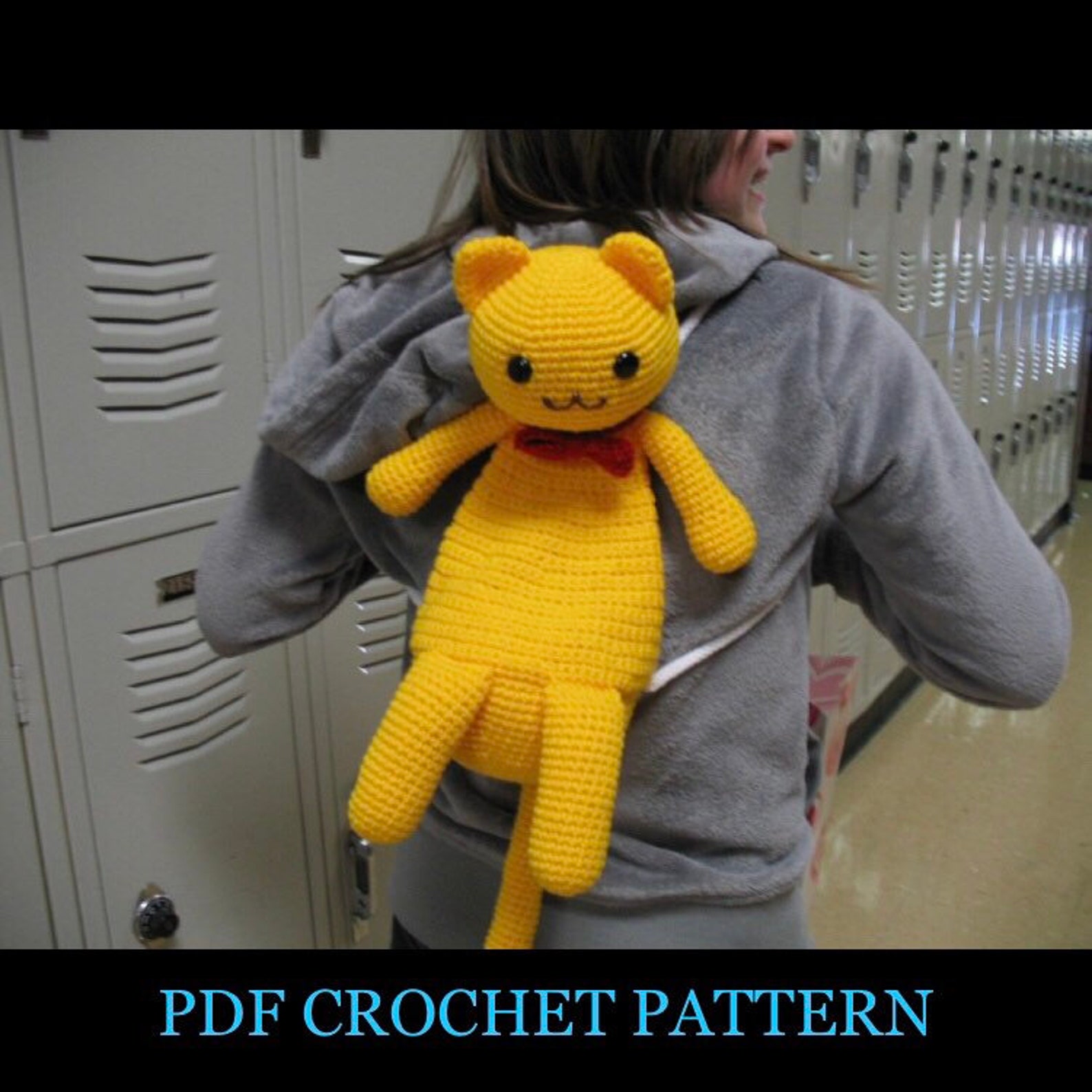 Mini Kitty Backpack Crochet Pattern - Etsy