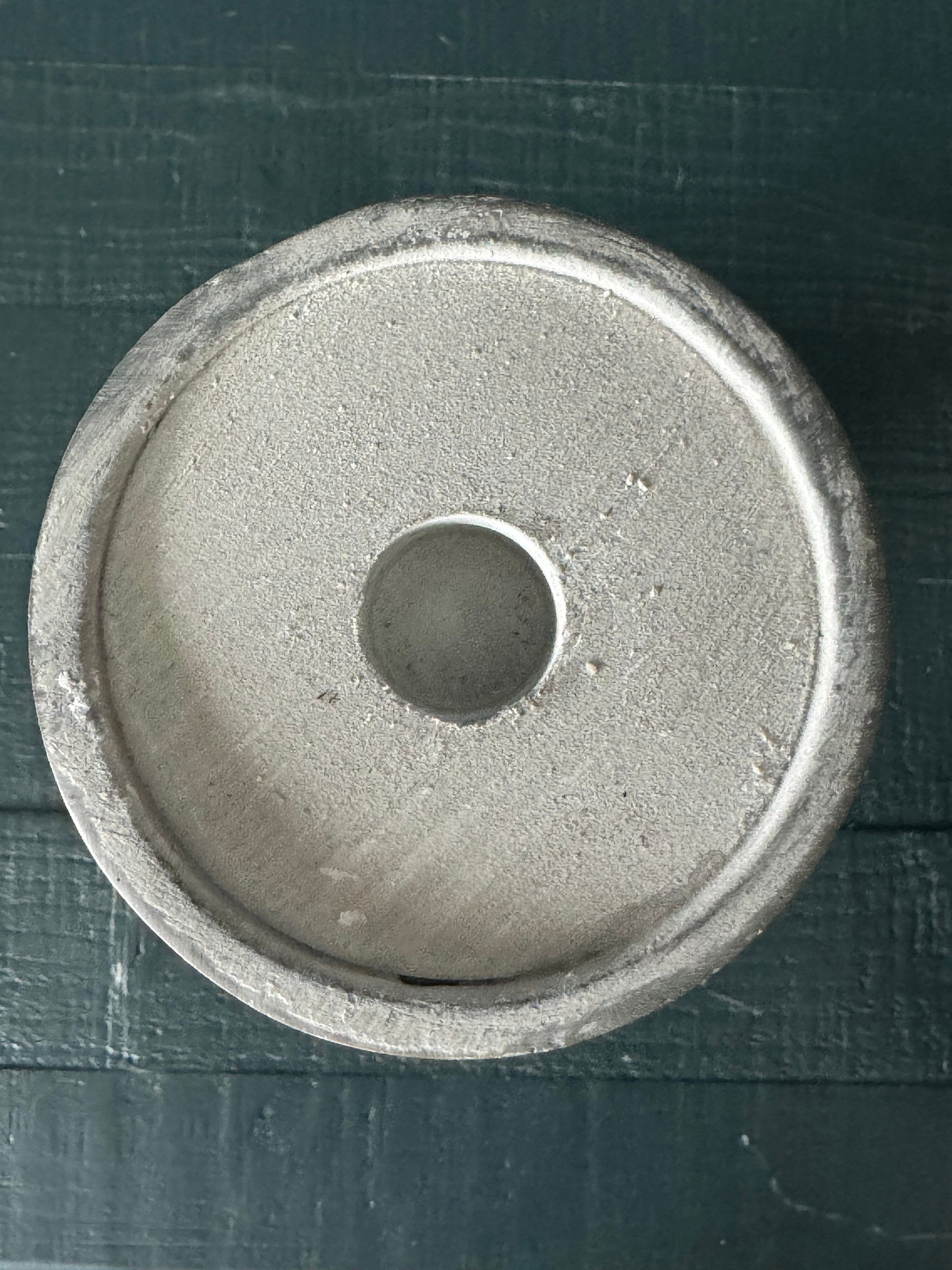 Distressed Gray Candlestick Holder - Perfect for Rustic and Shabby Chic ...