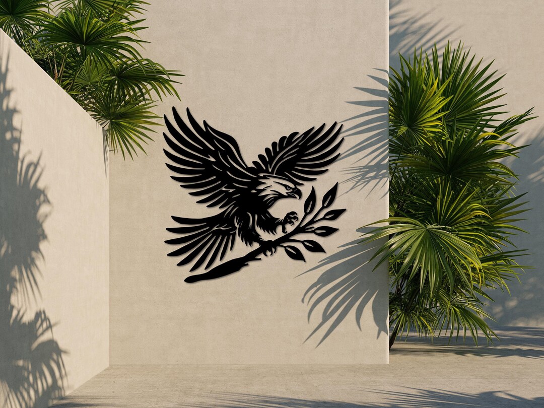Eagle Metal Wall Art, Patriot Gift, Wildlife Decor, Home Decor Wall Art ...