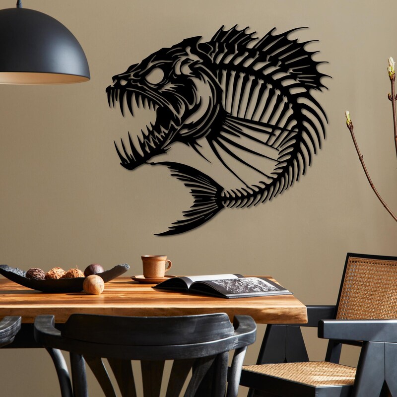 Fish Skeleton - Etsy