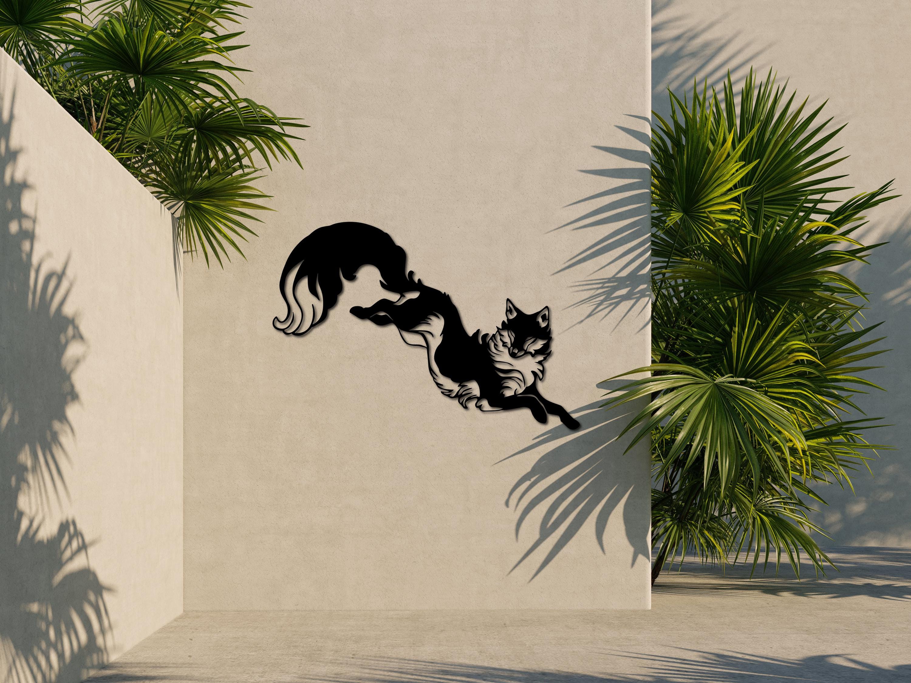 Fox Metal Wall Art, Cute Fox Metal Sign, Decorative Cute Fox Wall Art ...