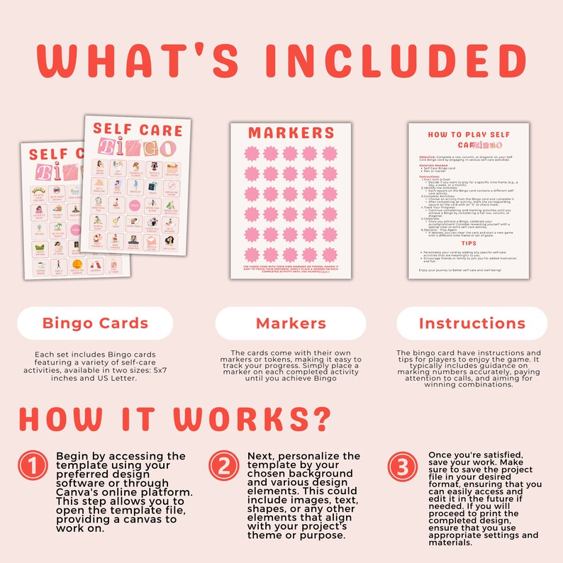 Self Care Bingo | Therapy Game | Self Care Printable | Mental Health ...