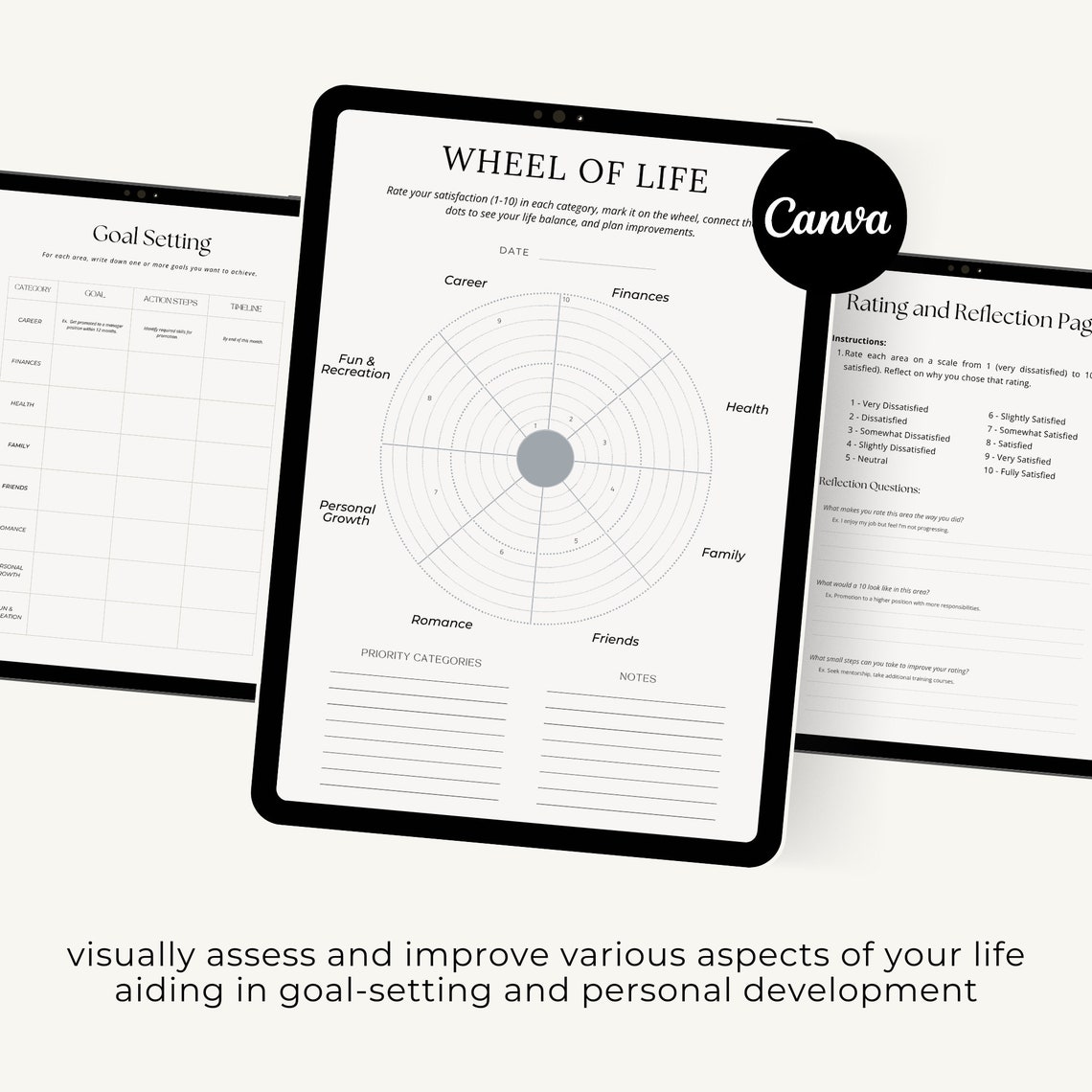 Wheel of Life | Life Coaching Worksheets | Coaching Templates ...