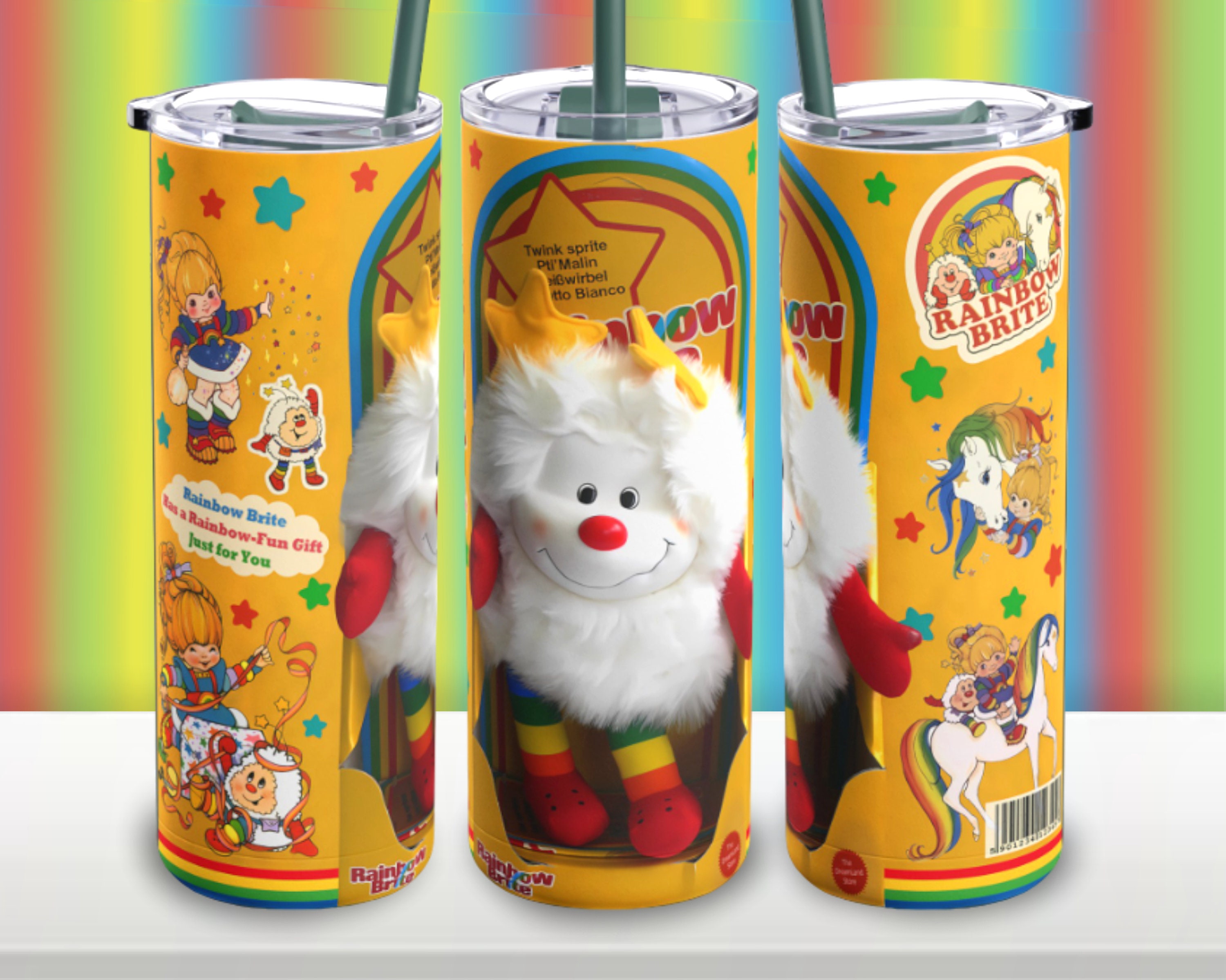 Rainbow Sprite Design Skinny Tumbler 20oz Digital Download PNG ...