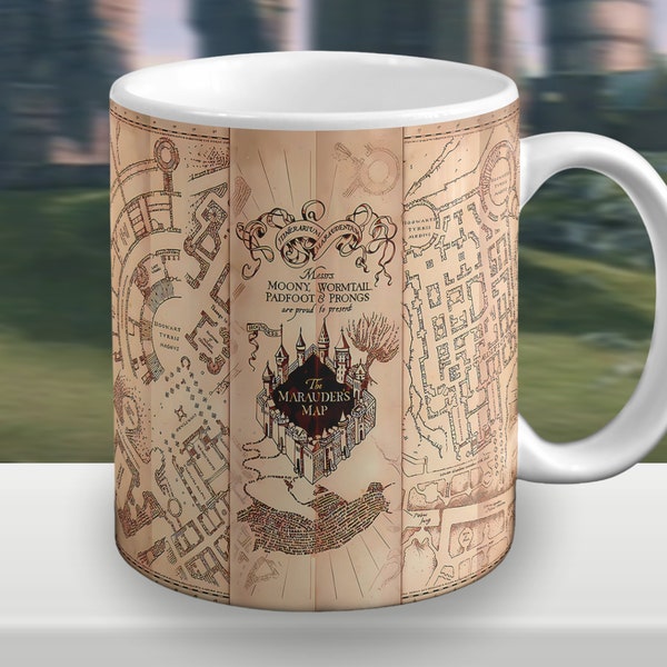 Marauders Map Mug - Etsy