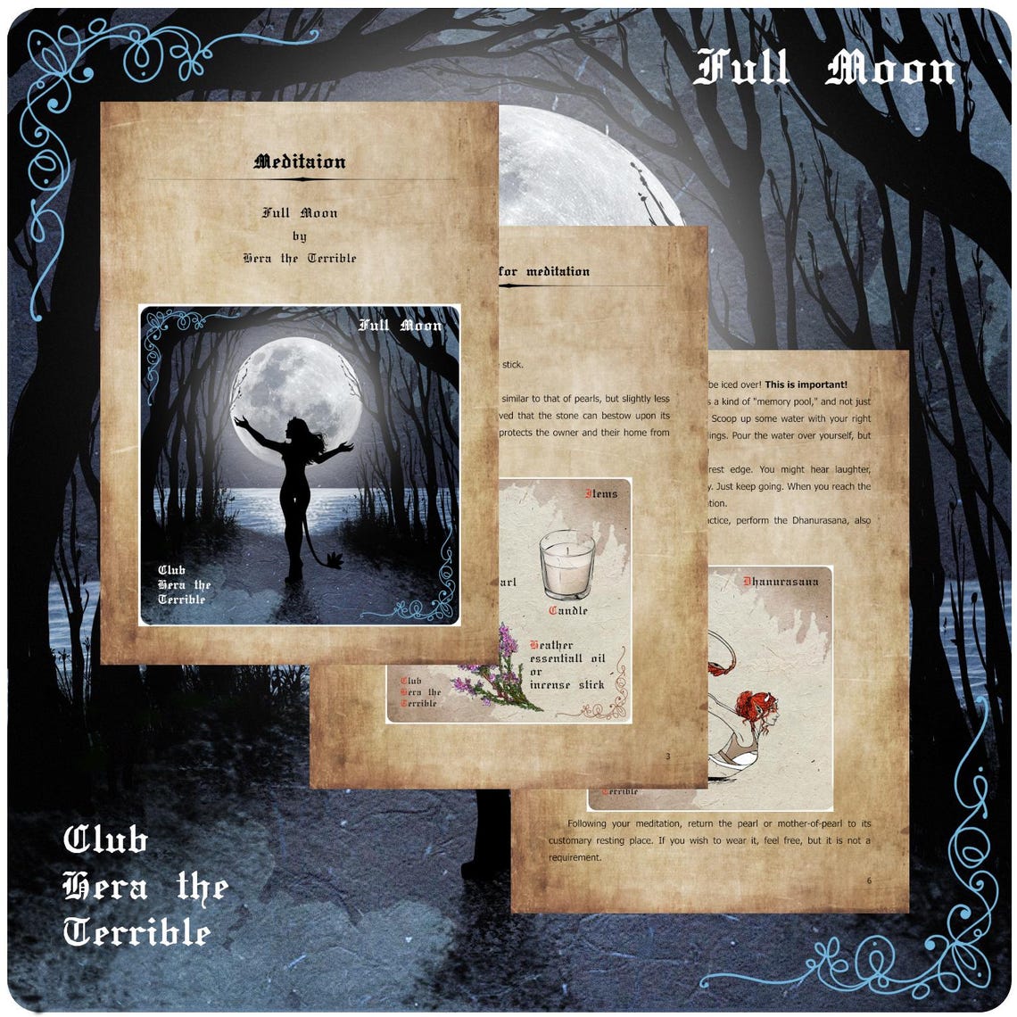 Full Moon Meditation Script, PDF, Printable - Etsy