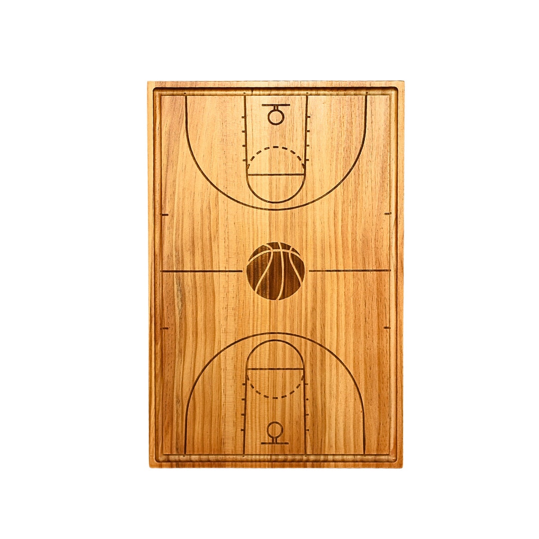 Personalized Basketball Court Charcuterie Board 18" X 12" - Custom ...