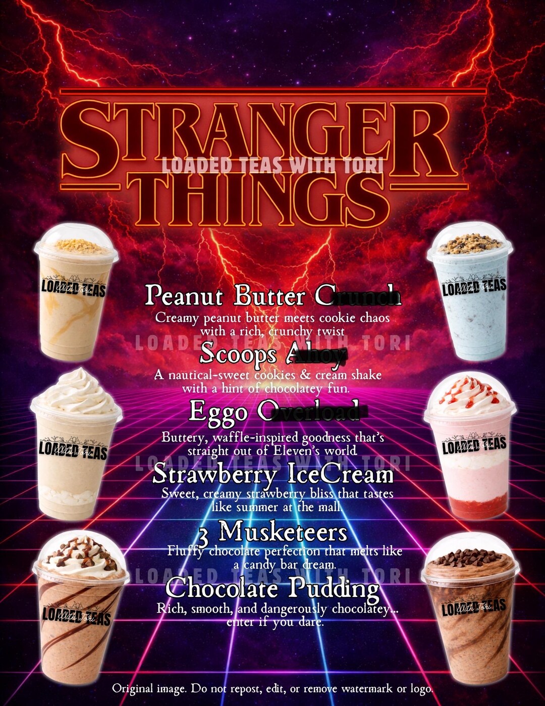 Stranger Things Shake MENU WITH RECIPES - Etsy
