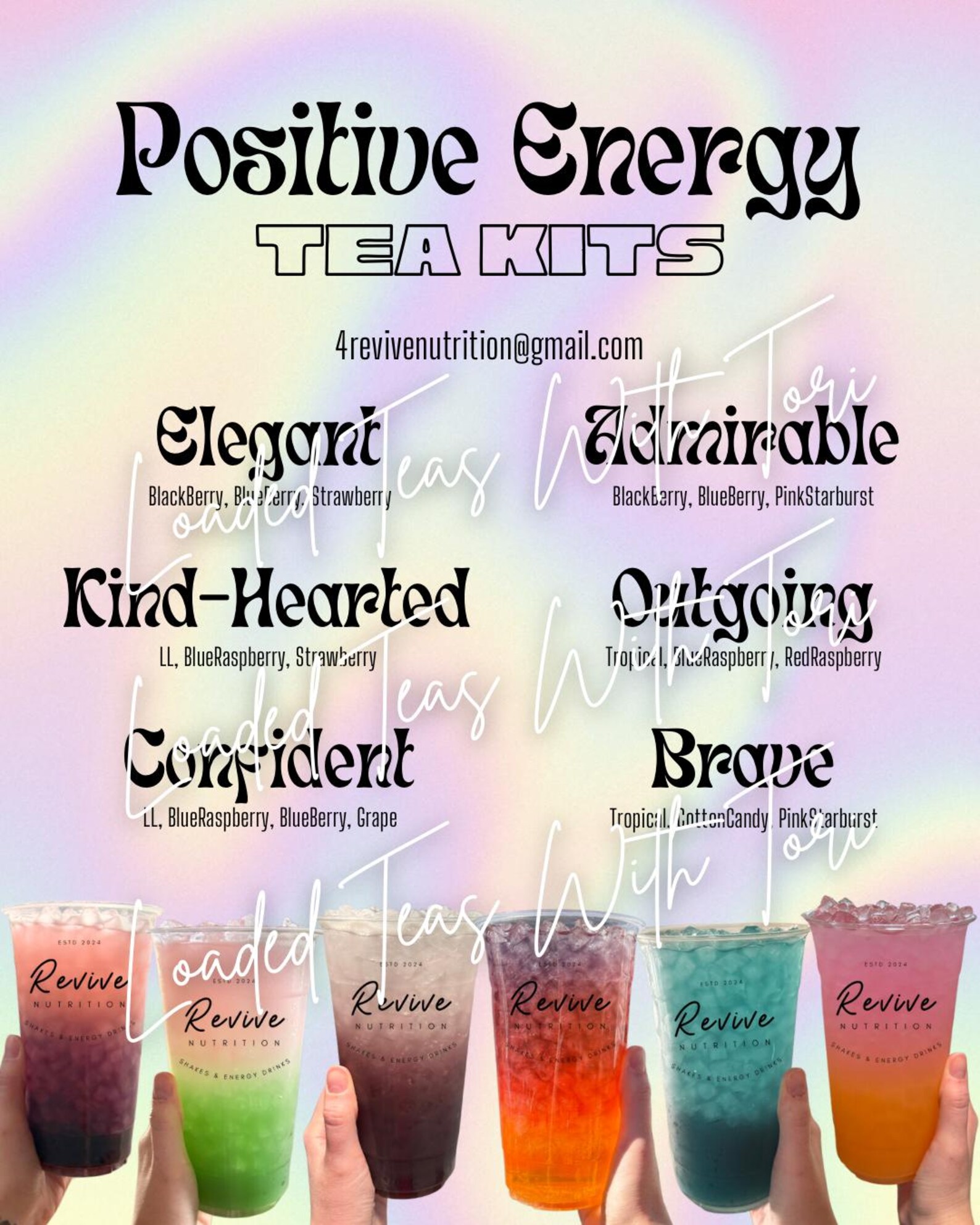 Positive Energy Tea Kit MENU ONLY - Etsy