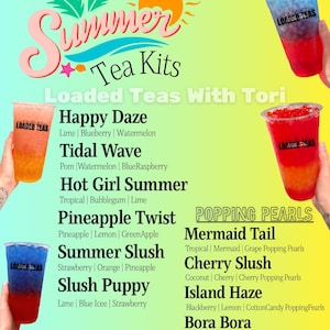 Fair Menu Shake & Teas With Recipes - Etsy