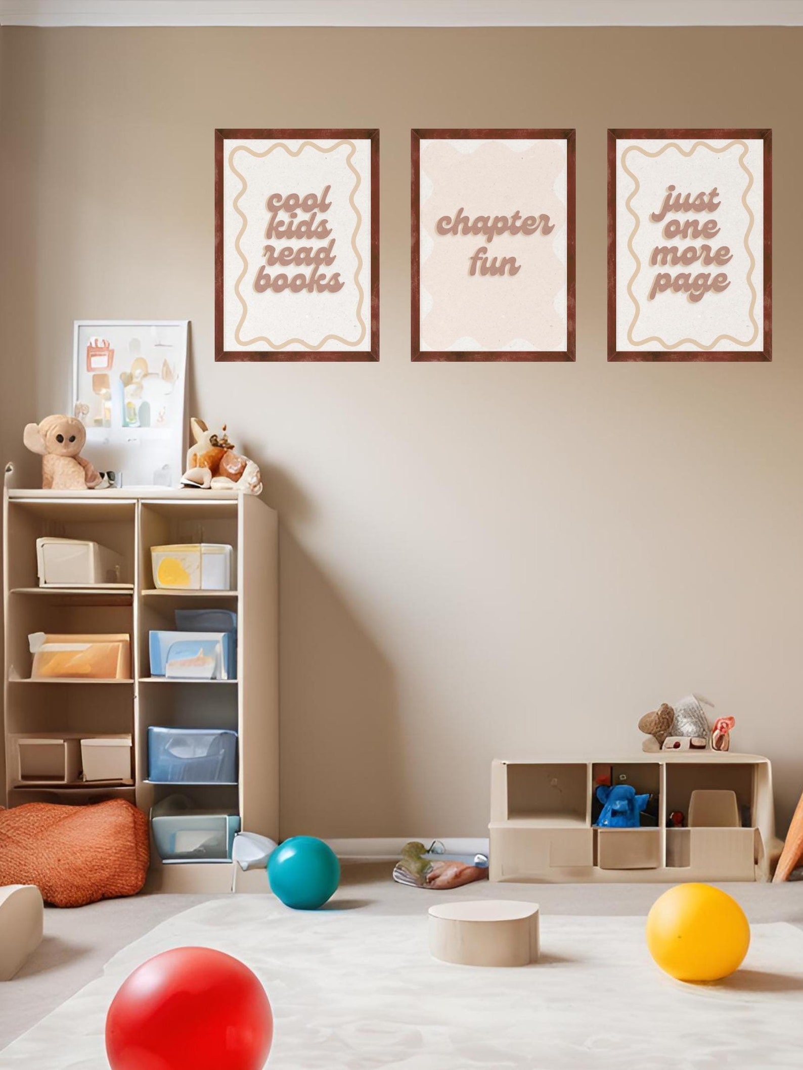 Reading Print Poster Set, Playroom Posters, Office Posters, Wall Art ...