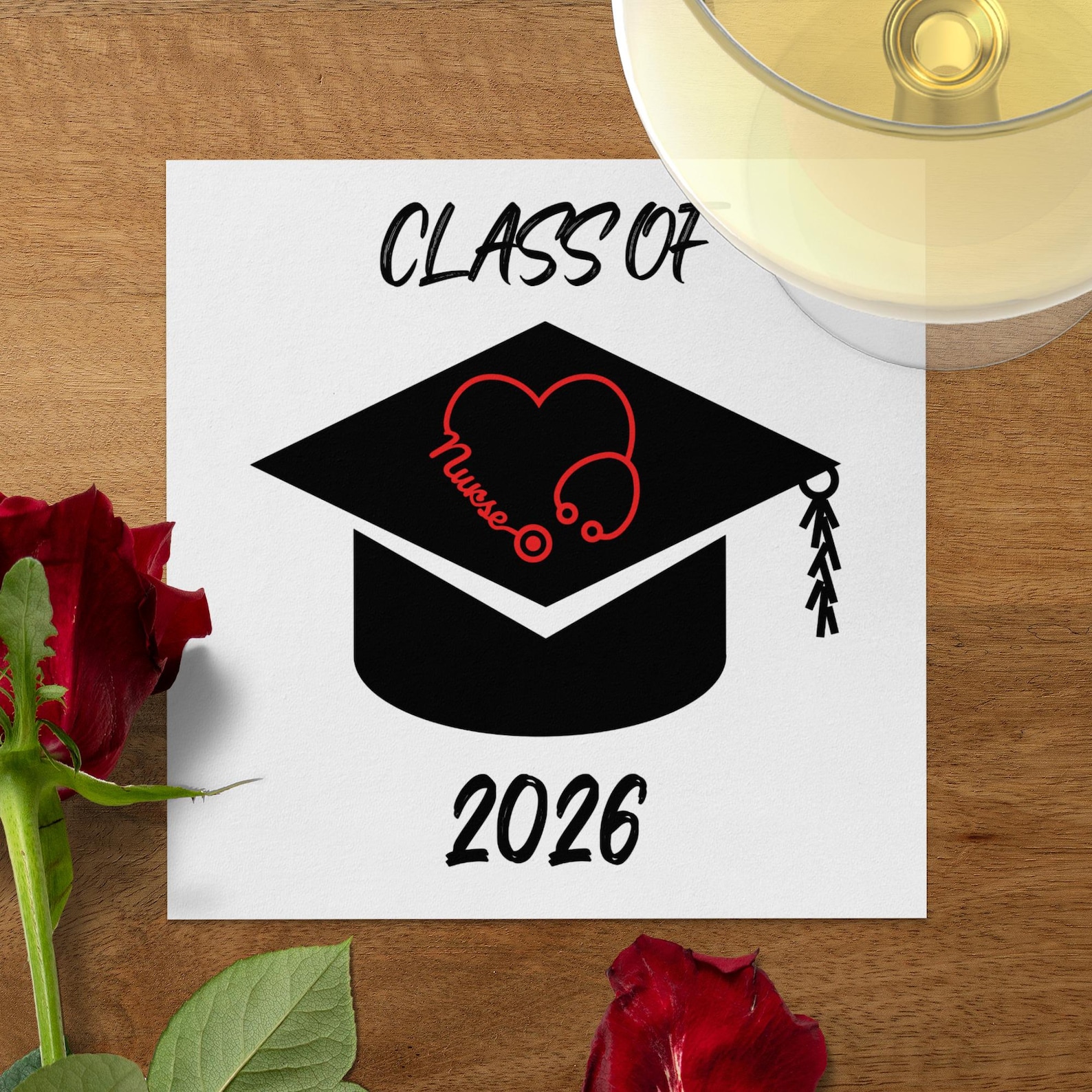 Class of 2026 Napkin, Nurse Graduation Napkin, Graduation Party Napkin ...