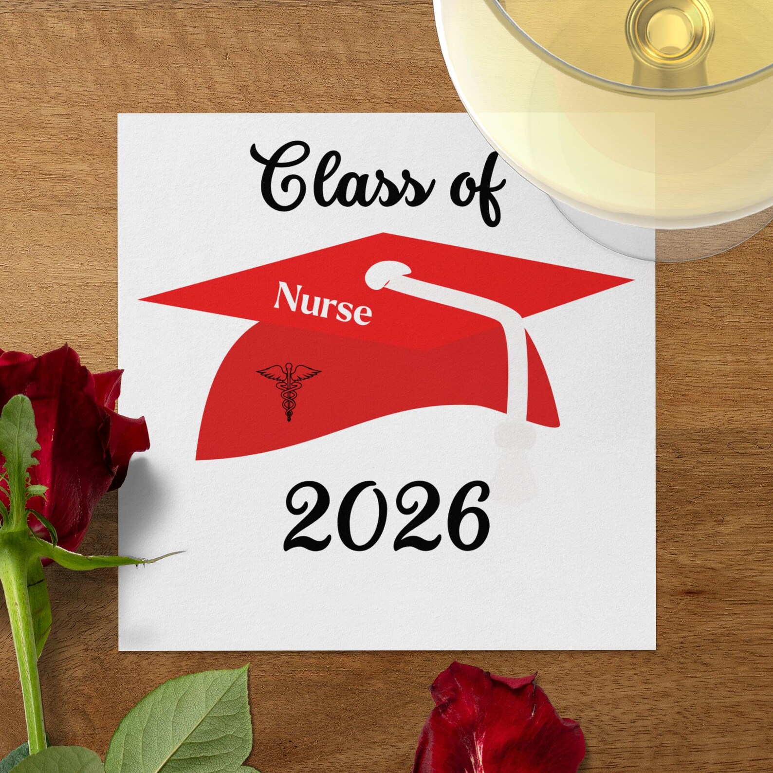 Nurse Graduation Napkin 2026, Nurse Grad Party, Class of 2026 Napkin ...