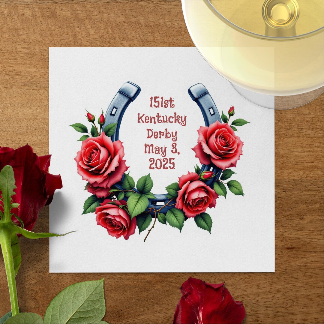 151st Kentucky Derby Napkins, Kentucky Derby Napkins in Bulk, Kentucky ...