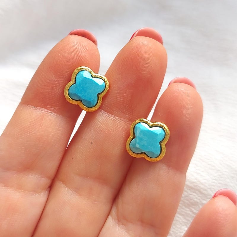 Turquoise Clover - Etsy