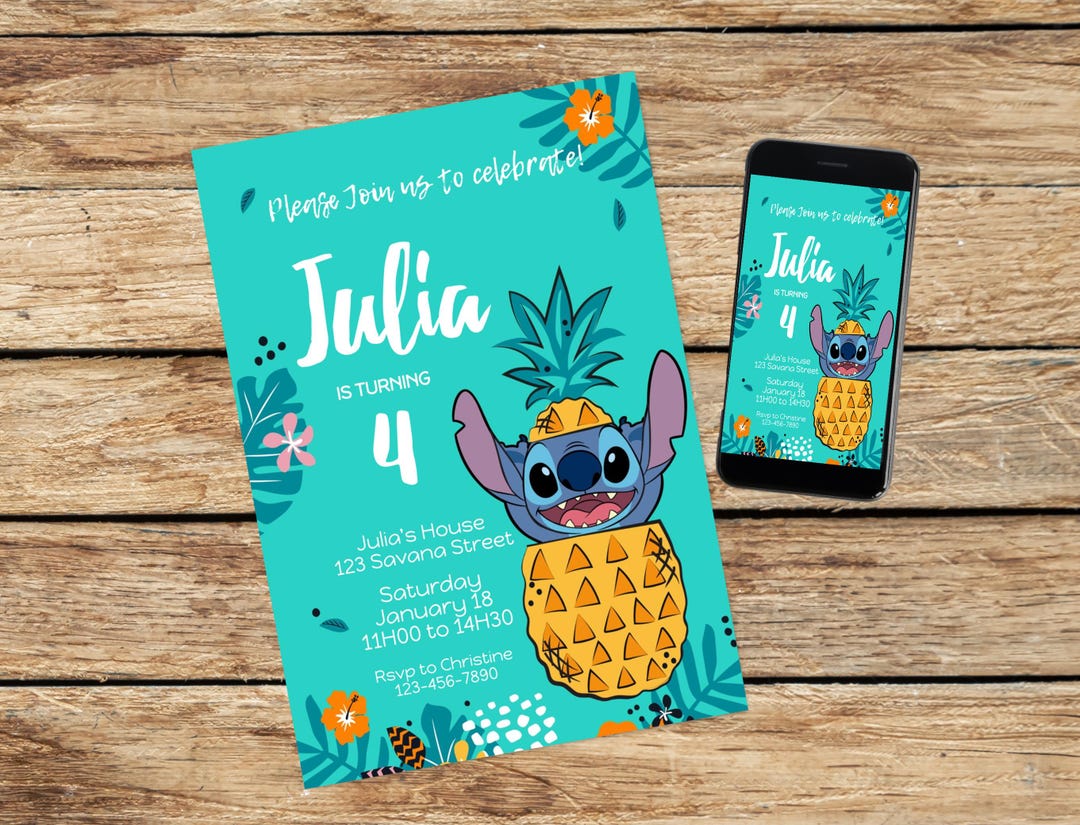 Editable Birthday Invitation Template, Printable Birthday Party ...