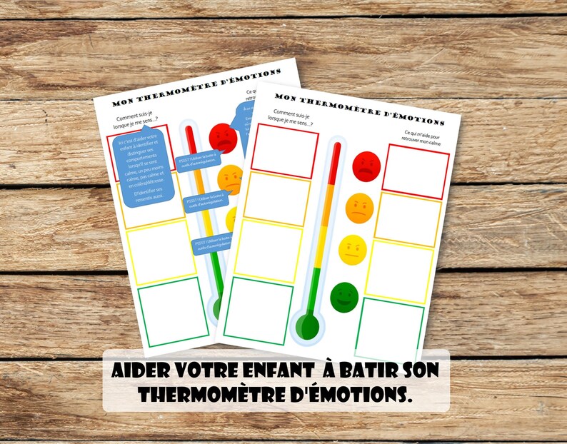 Emotion Thermometer / Emotion Management Toolbox for Children's Self ...