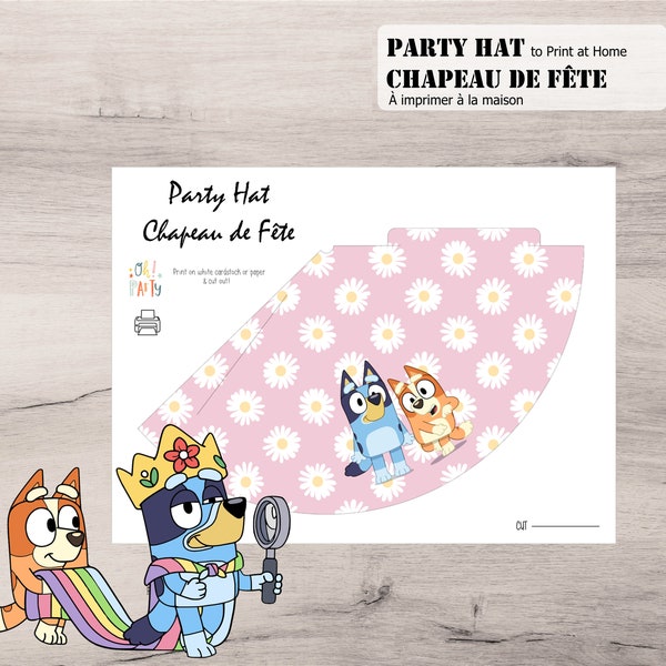 Bluey Birthday Party Hat - Etsy