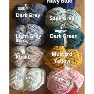 Tri-color Handwoven Chunky Knit Blankets - Etsy
