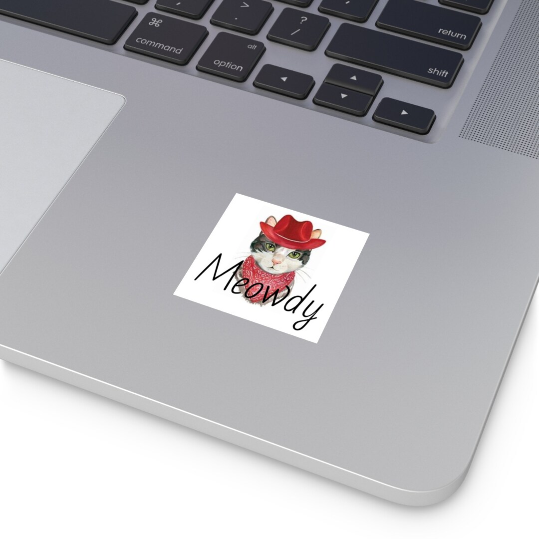 Meowdy Vinyl Sticker - Etsy