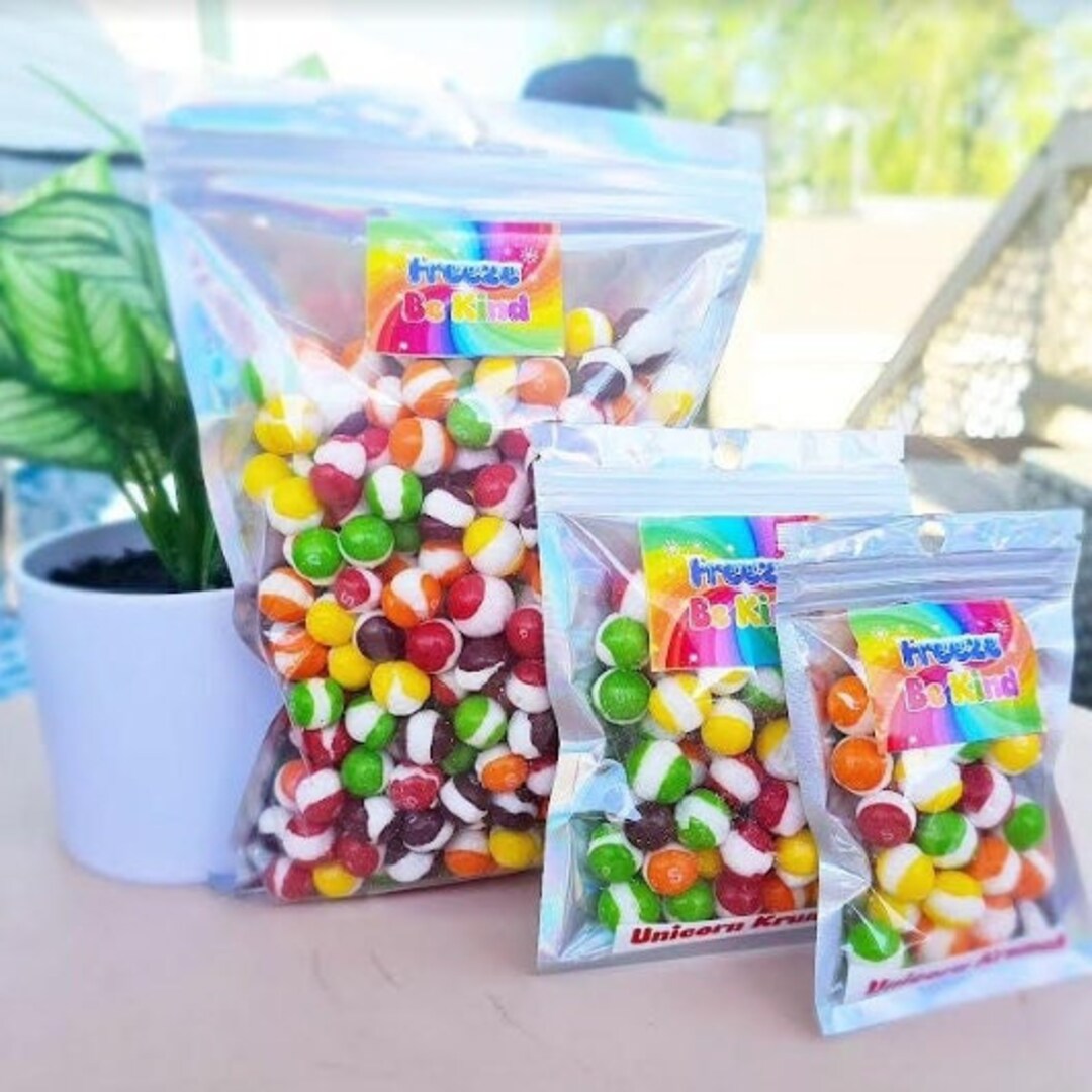 Unicorn Krunch Freeze Dried Candy, Rainbow Candy, Freeze Dried Crunch ...