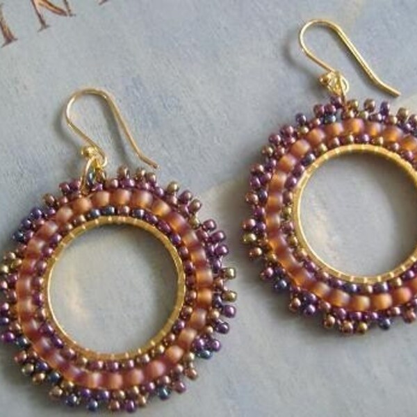 Seed Beaded Earrings - Etsy